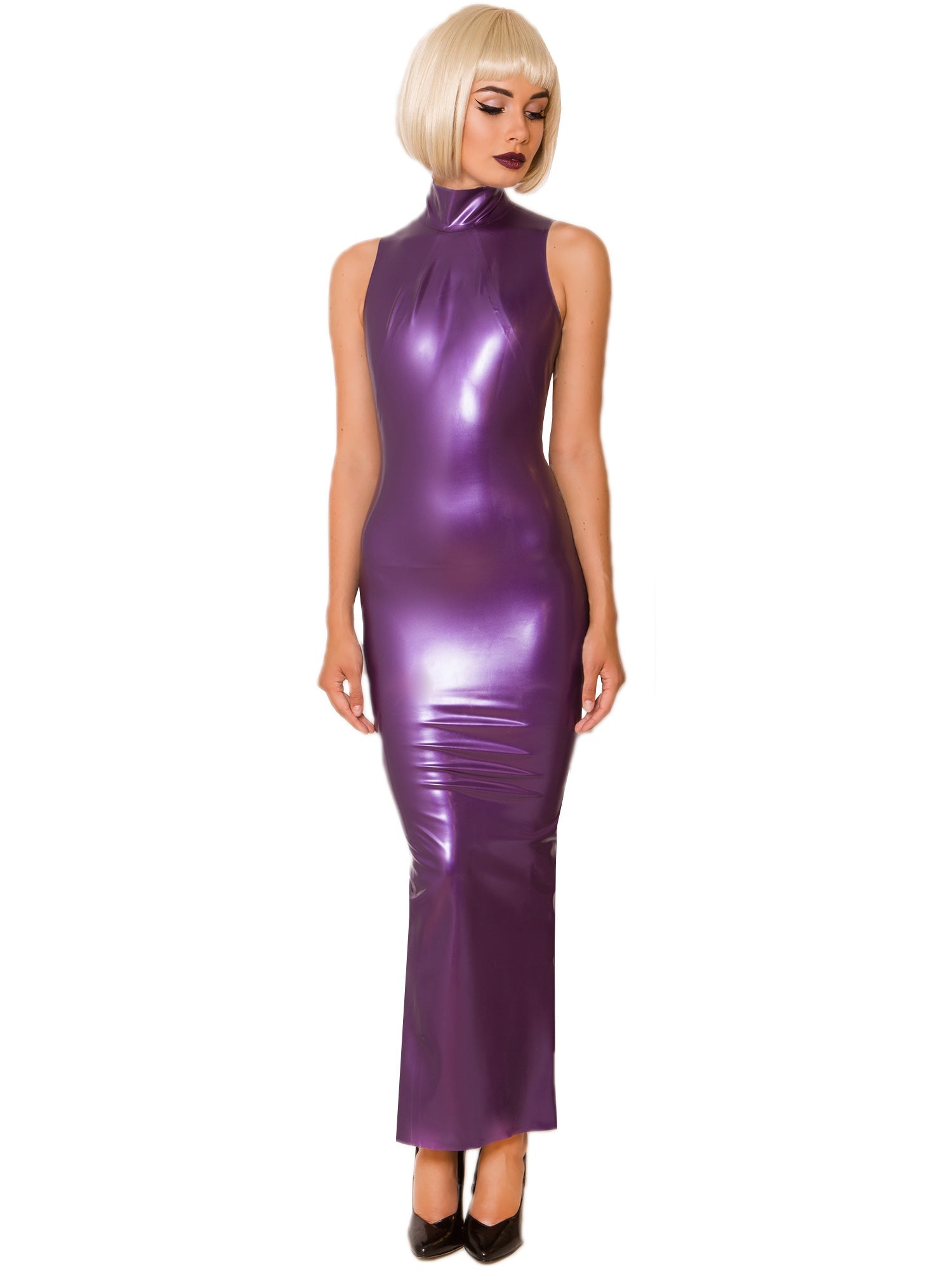 Black Latex/Rubber Mermaid Dress – Honour Clothing