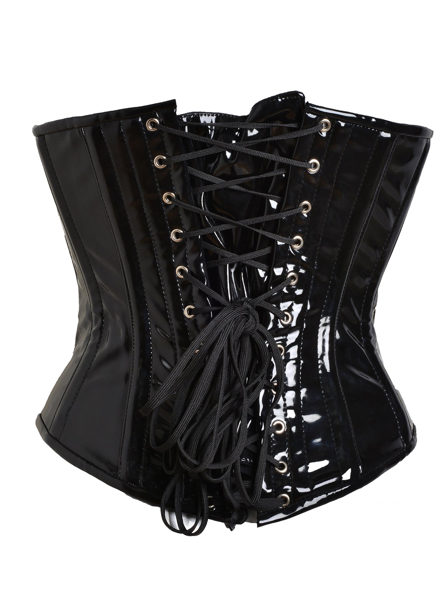 Black PVC Underbust Corset – Honour Clothing