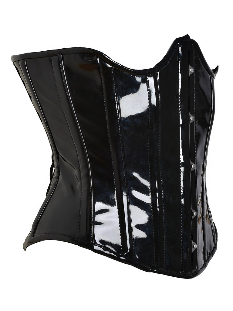Black PVC Underbust Corset – Honour Clothing