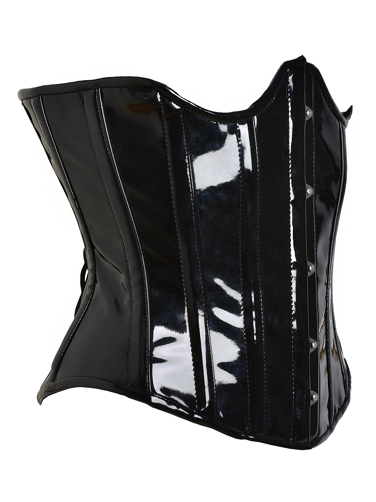 Black PVC Underbust Corset – Honour Clothing