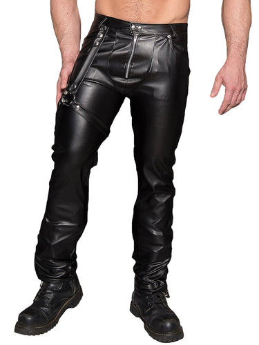 Faux Leather Gothic Inspired Trousers – Honour Clothing
