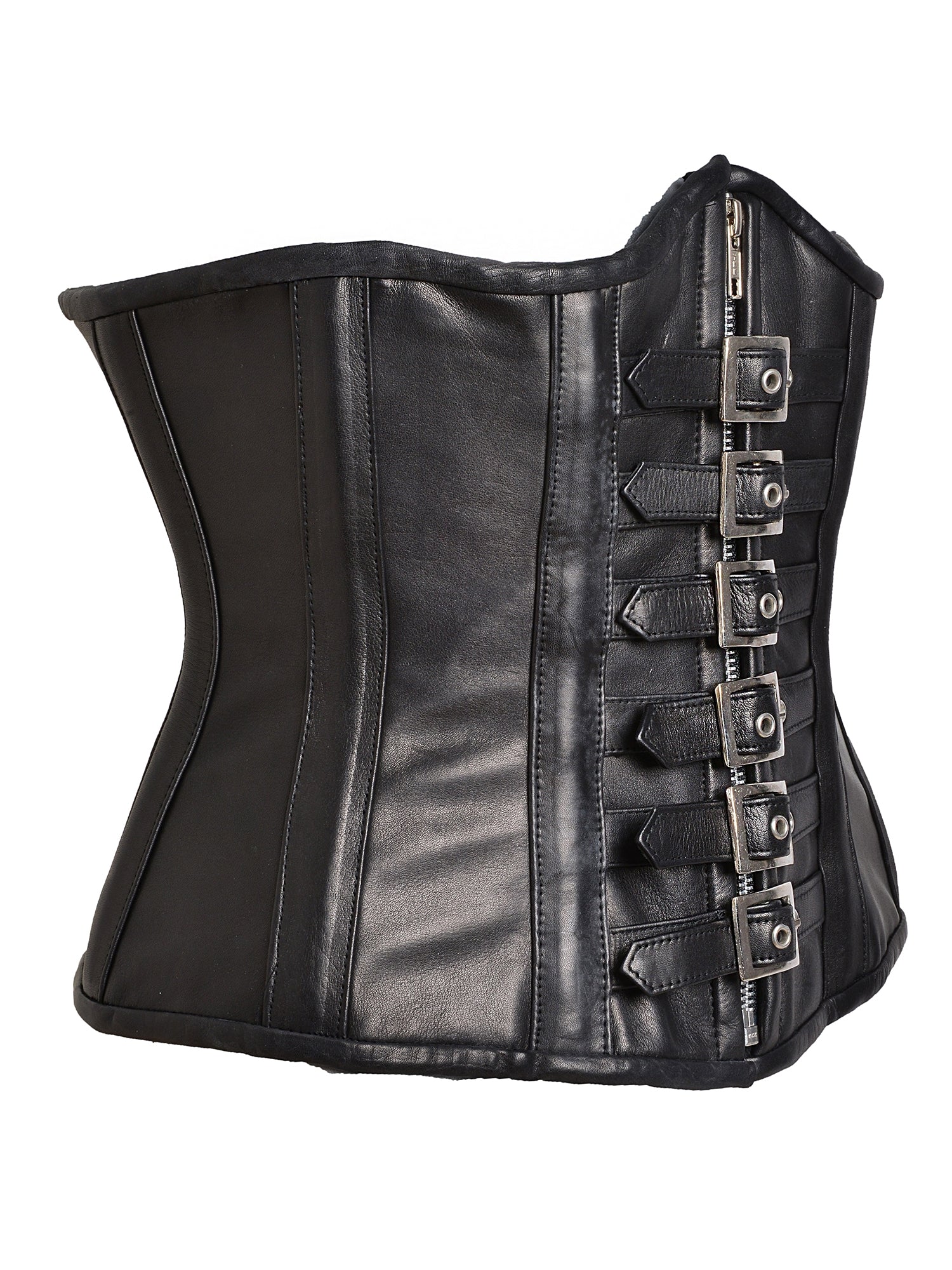 Leather Buckled Underbust Corset – Honour Clothing