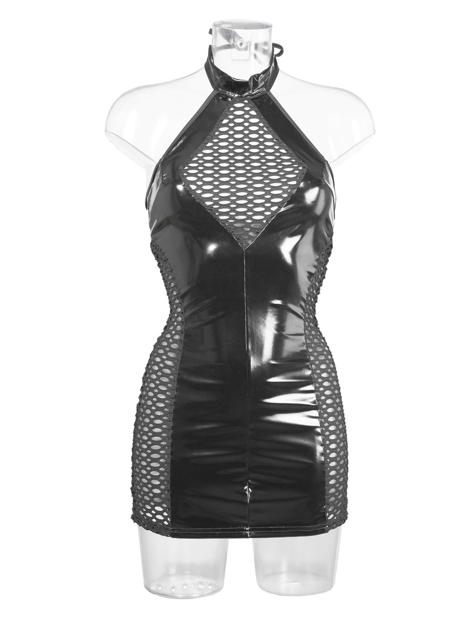 PVC Mesh Panel Dress – Honour Clothing