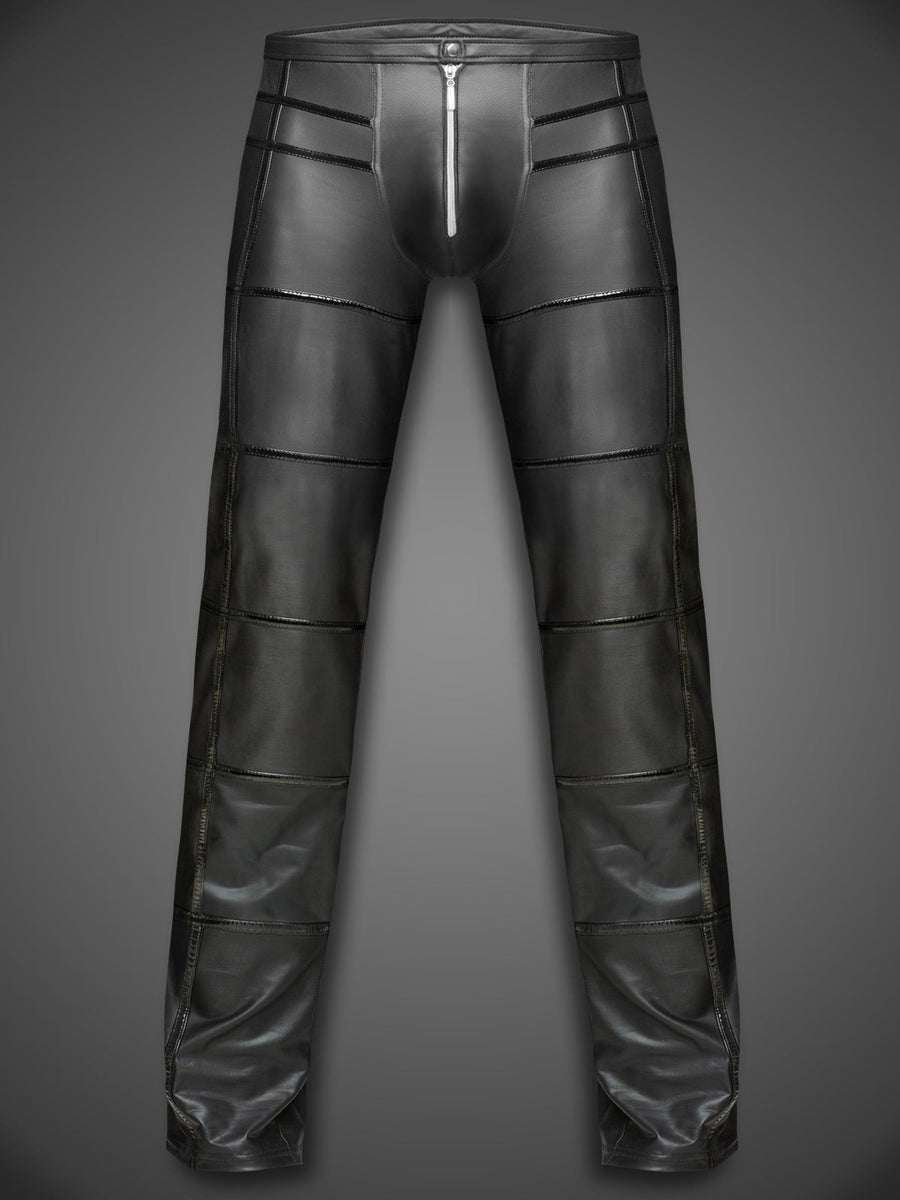 PVC Striped Wetlook Trousers – Honour Clothing