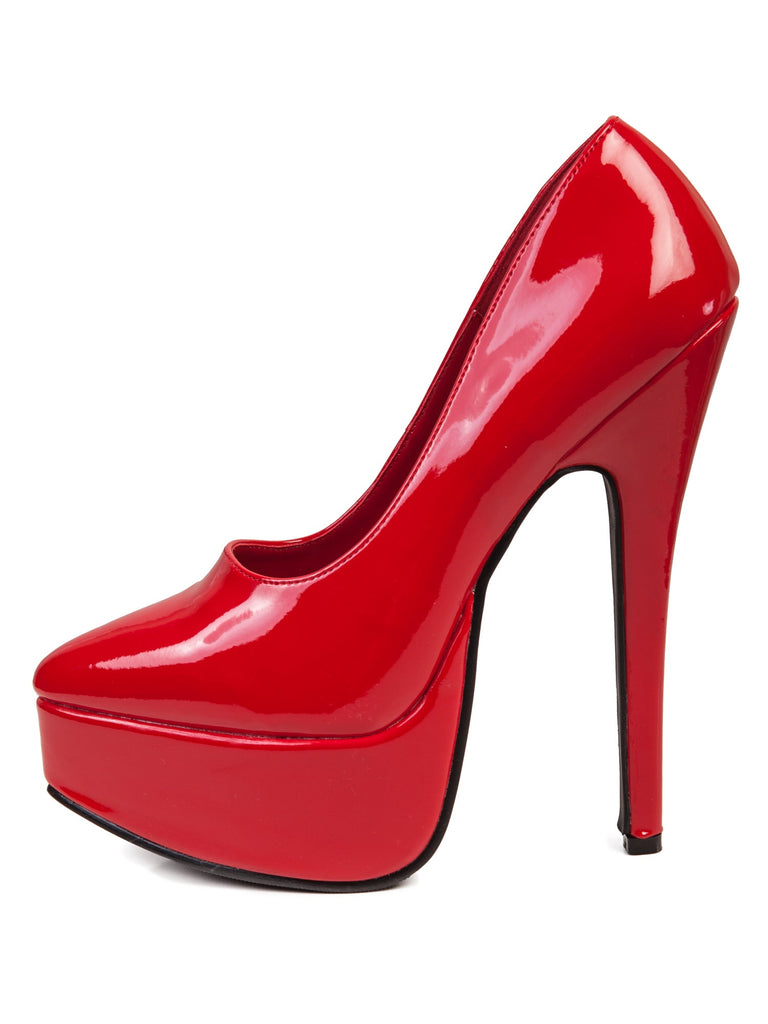 Red Platform Darina Heels – Honour Clothing