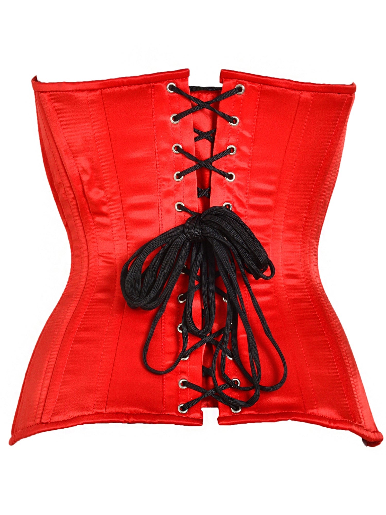 Red Satin Victorian Style Corset – Honour Clothing